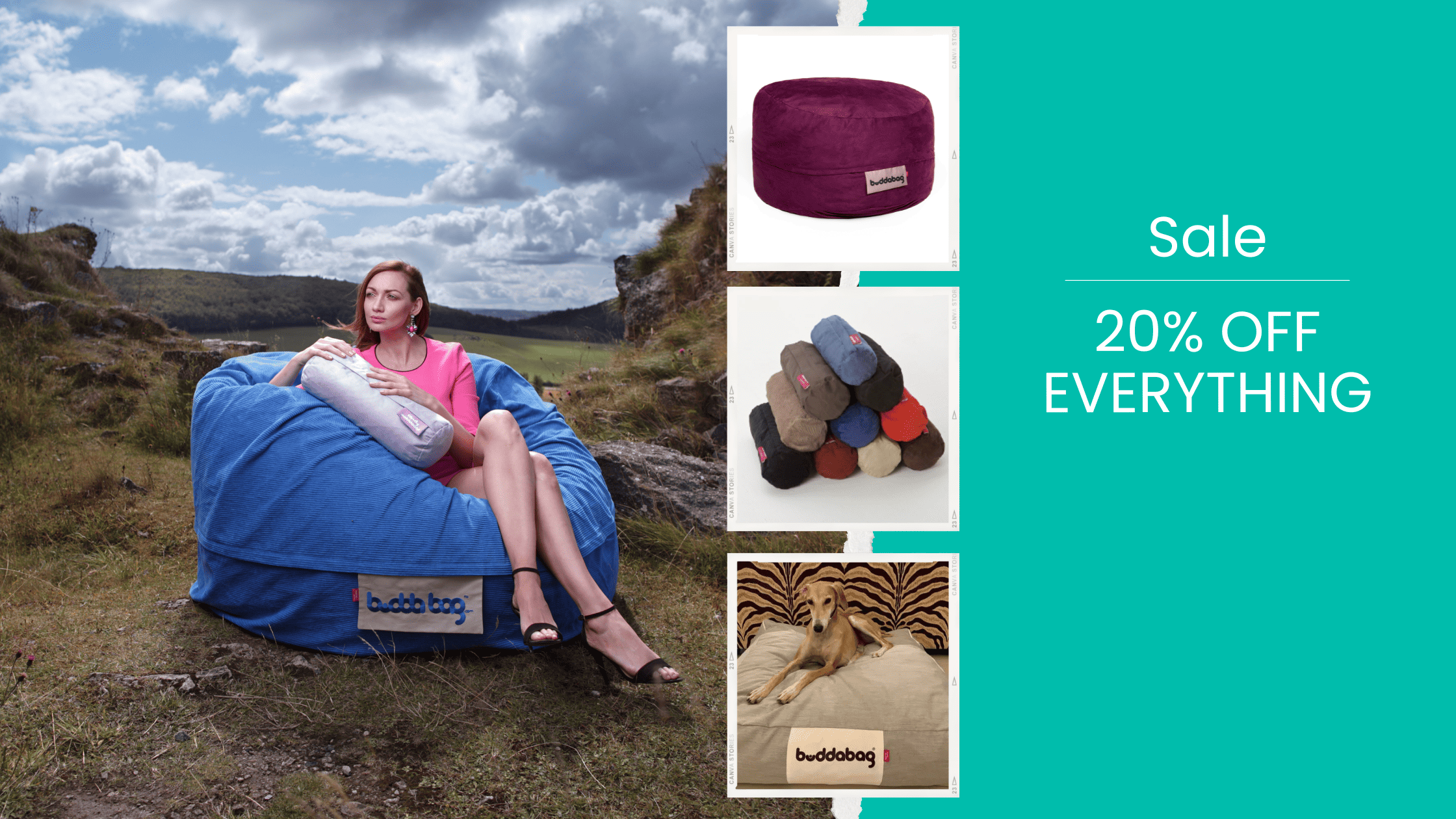 Buddabag | Memory Foam Bean Bags | Free Shipping to Ireland