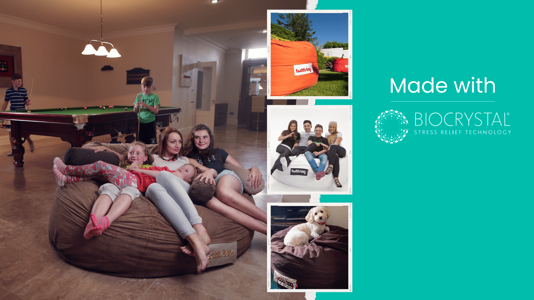 Buddabag | Memory Foam Bean Bags | Free Shipping to Ireland